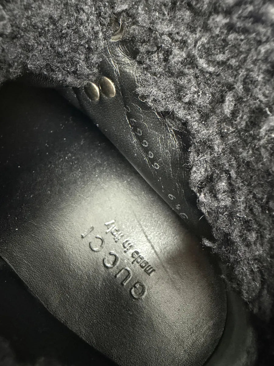 2000s Gucci Nebraska G Propaganda High Fur Boots – Dolce Vita Hub