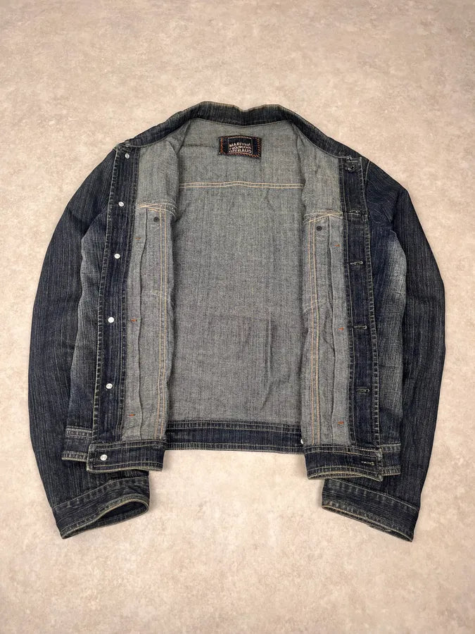 2000s Marithé + François Girbaud Blue Faded Denim Jacket – Dolce Vita Hub