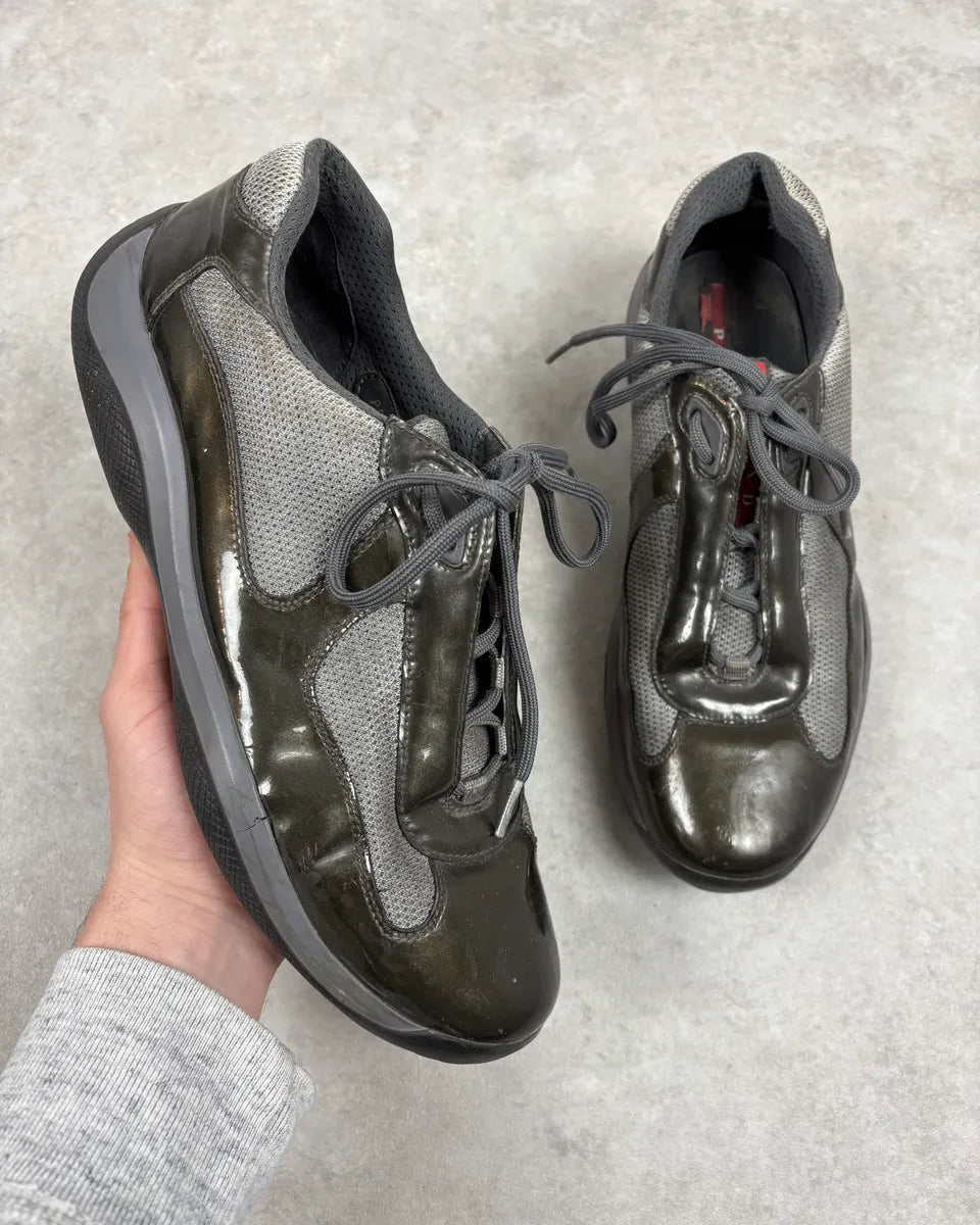 2000s Prada Obscure Green Satin Leather Cups – Dolce Vita Hub