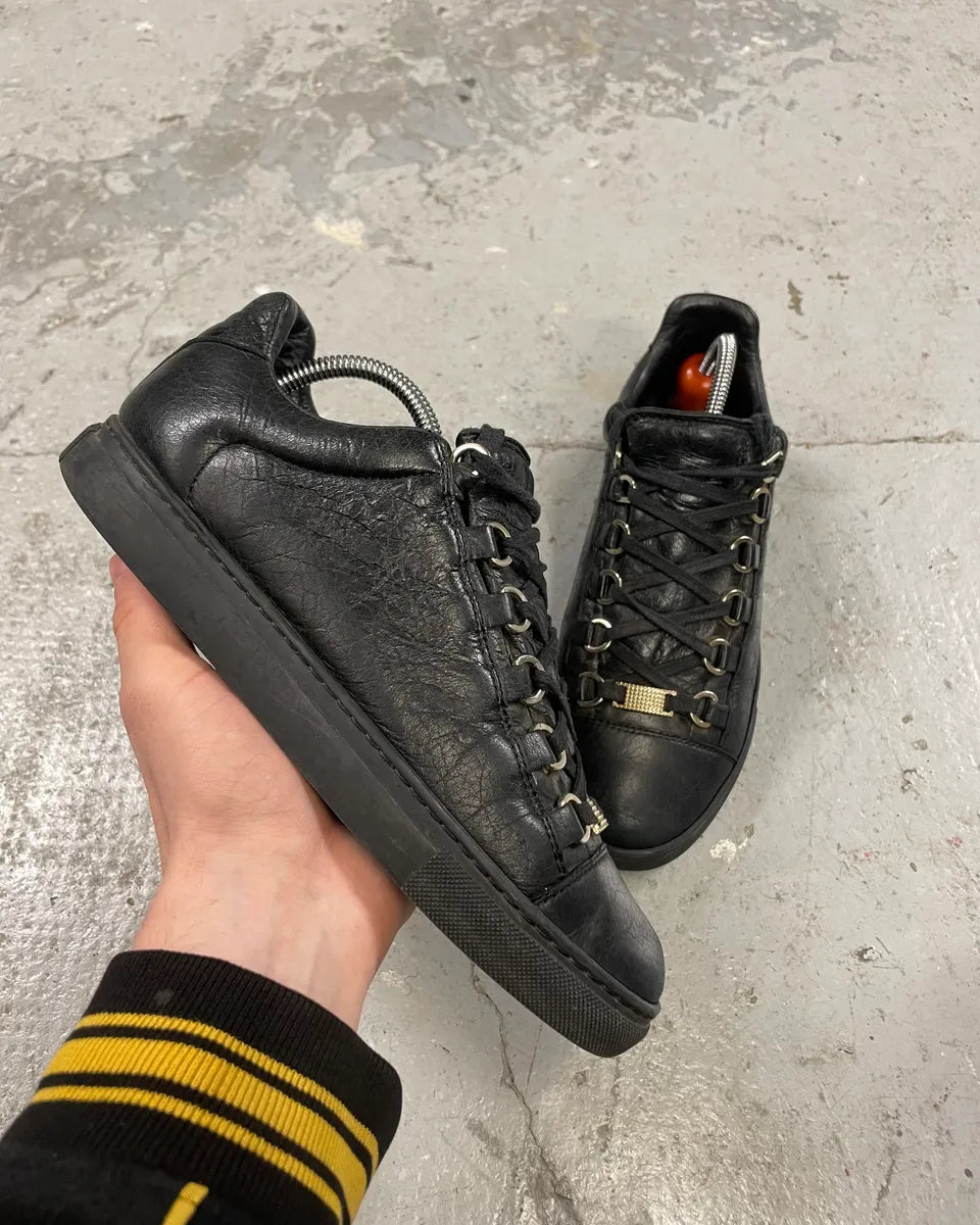 Balenciaga Arena Black Low Leather – Dolce Vita Hub