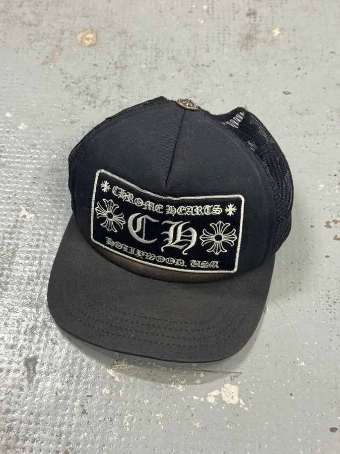 Chrome Hearts Hollywood Black Faded Cap – Dolce Vita Hub