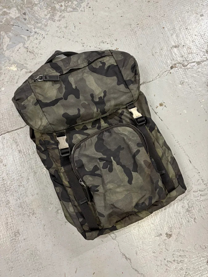Prada Camo Grey Nylon Backpack – Dolce Vita Hub