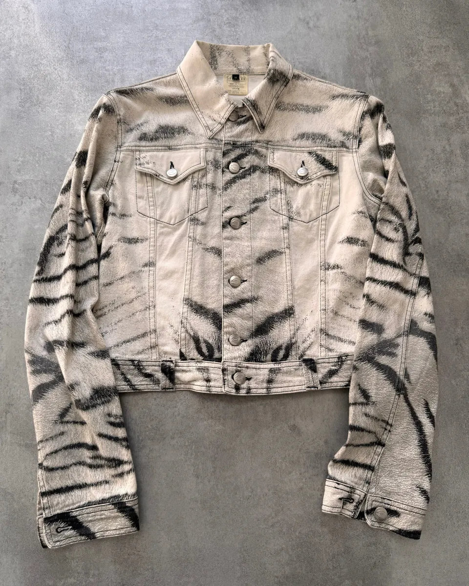 SS2002 Cavalli Black & White Zebra Safari Jacket – Dolce Vita Hub