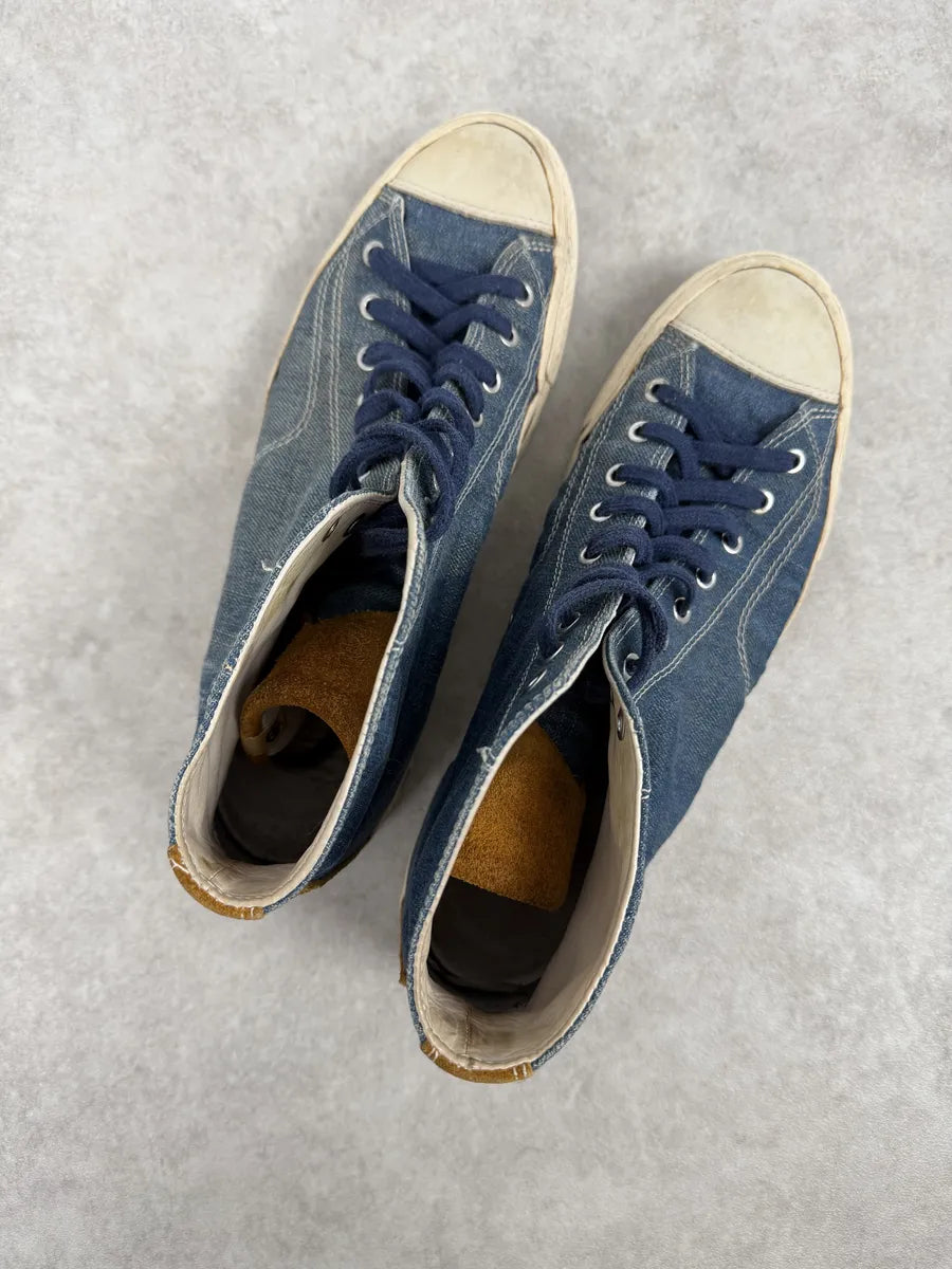 Visvim Skagway High Blue Japanese Denim Sneakers – Dolce Vita Hub